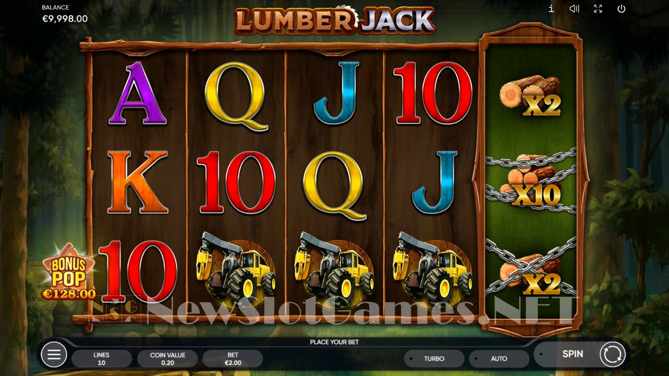Lumber Jack Slot Review And Demo By Endorphina Play Free Online